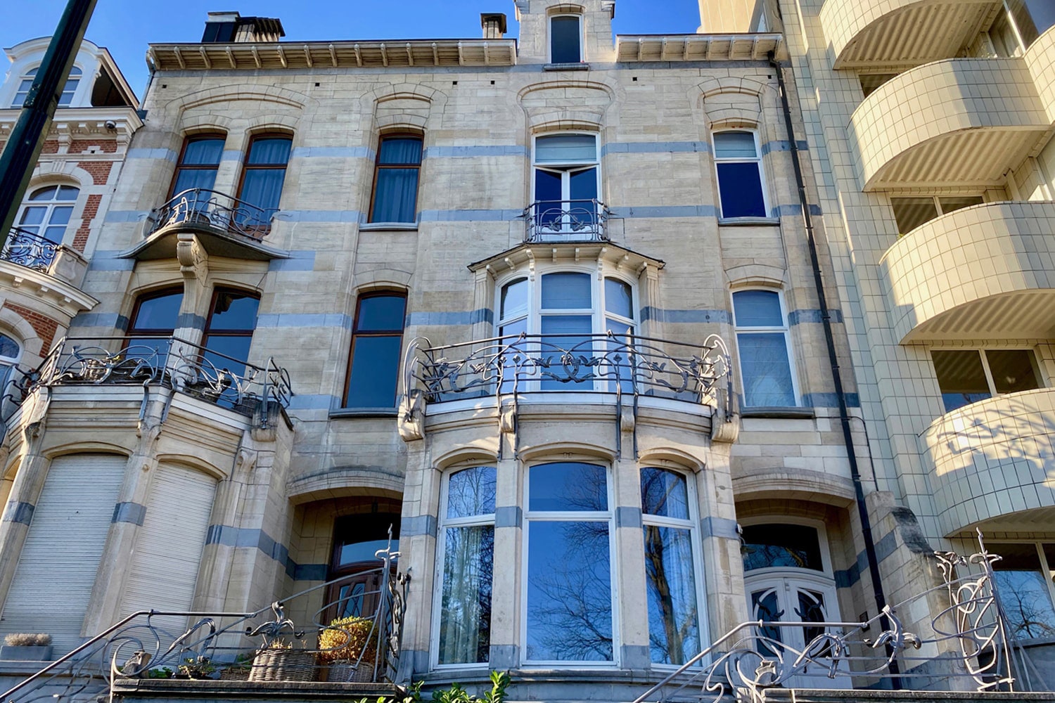 Double maison Art Nouveau | Admirable Art Nouveau